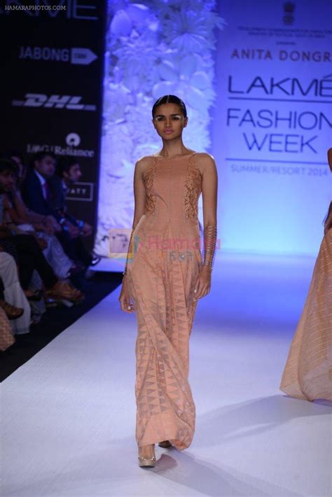 Model Walk For Anita Dongre Show At Lfw 2014 Day 3 In Grand Hyatt Mumbai On 14th March 2014