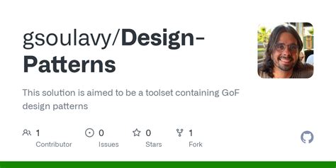 Github Gsoulavydesign Patterns This Solution Is Aimed To Be A Toolset Containing Gof Design