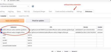 Extension Doesnot Work Issue Hallatore Stable Diffusion Webui Chatgpt Utilities Github