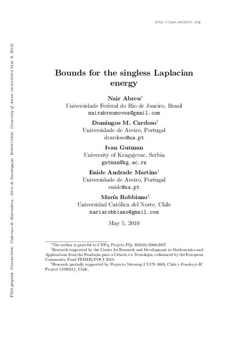 Pdf Bounds For The Signless Laplacian Energy