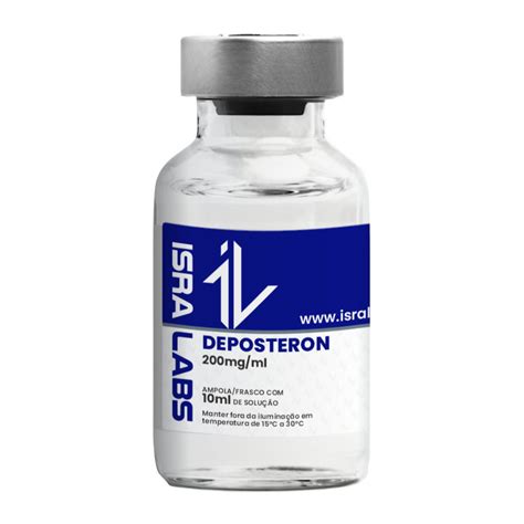 Cipionato De Testosterona 200mgml Injetável 10ml Isra Labs