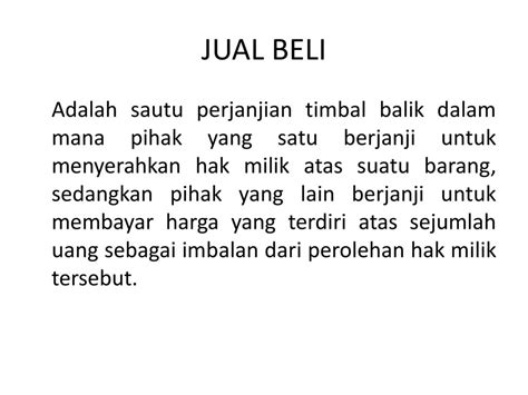 jual beli ppt download