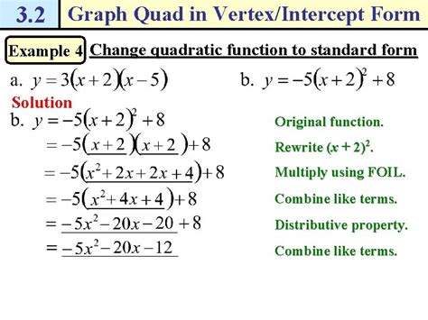 How Do I Graph Quadratic Functions In Vertex