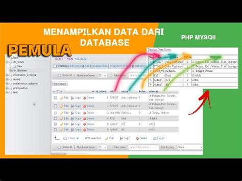 Cara Menampilkan Data dari Database Dengan PHP MYSQLi - YouTube