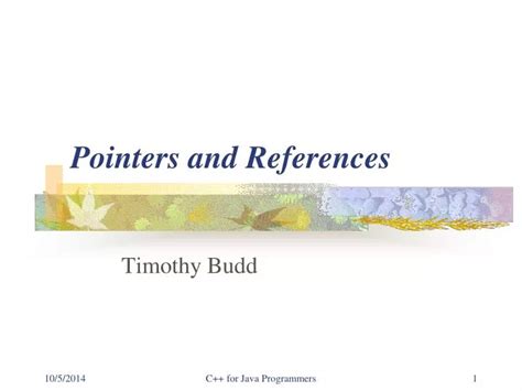 Ppt Pointers And References Powerpoint Presentation Free Download
