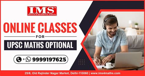 best maths optional online classes for upsc ims4maths by k venkanna sir