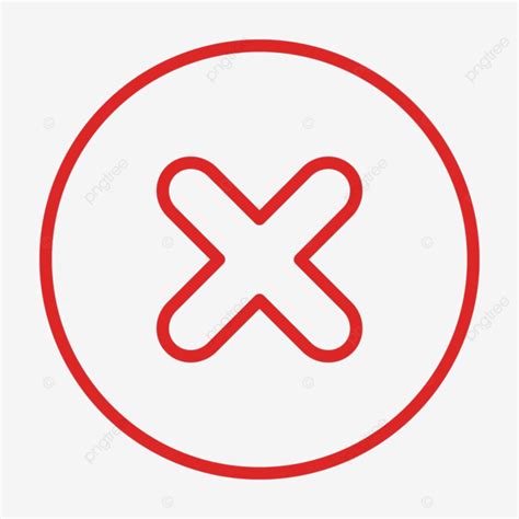 incorrect indicators x marks rejected disapproved negative false