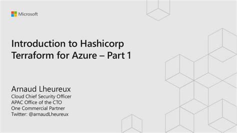 Introduction To Terraform For Azure Ppt