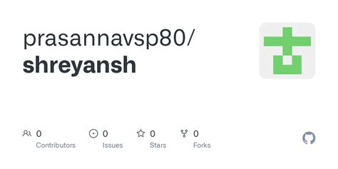 Github Prasannavsp80shreyansh