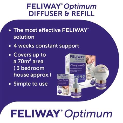 Feliway Optimum Cat Calming Diffuser Starter Pack From £2249