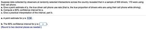 solved suppose data collected by observers at randomly
