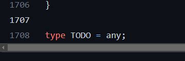 Stop Using Any For Typescript I Present To You The Holy TODO Type R ProgrammerHumor