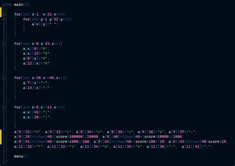 Hardcoded Screen From An Ascii Snake Console Game R Programminghorror
