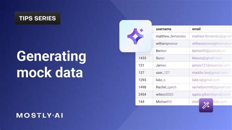 Mostly Ai On Linkedin Generating Mock Data Mostly Ai Tips