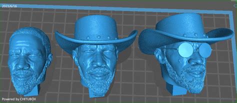 Django Unchained Jamie Foxx Statue Stl File 3d Print