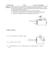 ECE Homework HW Solution Pdf ECE F HW Due Tue Problem In The