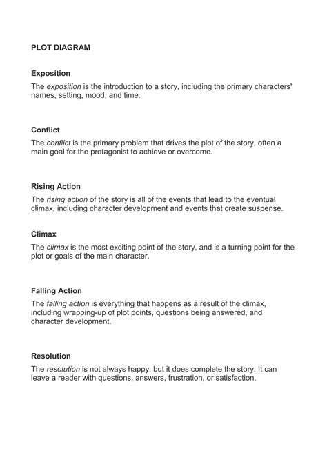 Plot Diagram Definitionspdf