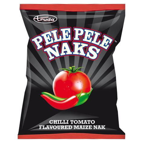 Truda Pele Pele Naks Chilli Tomato Flavoured Maize Nak 100gr Superb Hyper