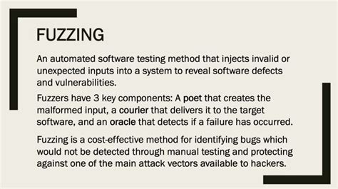 silent breach on linkedin securitytermoftheweek fuzzing