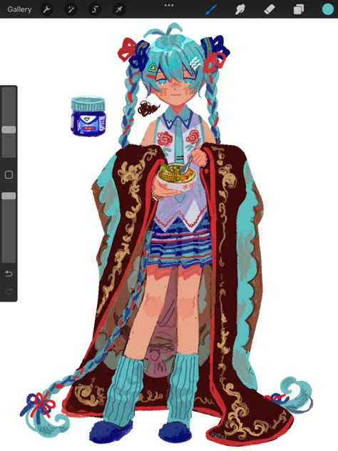 Safebooru 1girl Alternate Costume Aqua Eyes Aqua Hair Aqua Socks Food