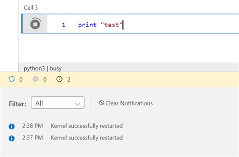Azure Notebook Wont Run Any Python Stack Overflow
