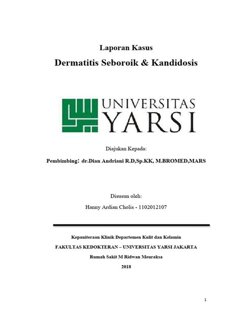 Case Report Da And Kandidosis Eng Pdf Allergy Dermatitis