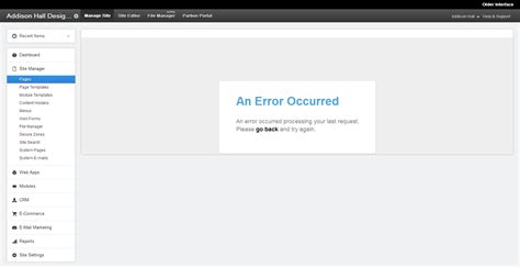 Admin Interface Problems For One Particular Client Adobe Product