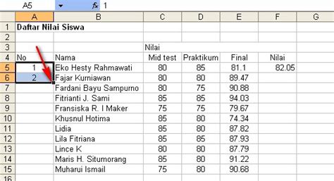 Membuat Autonumber Pada Excel Kmunkzs Blog