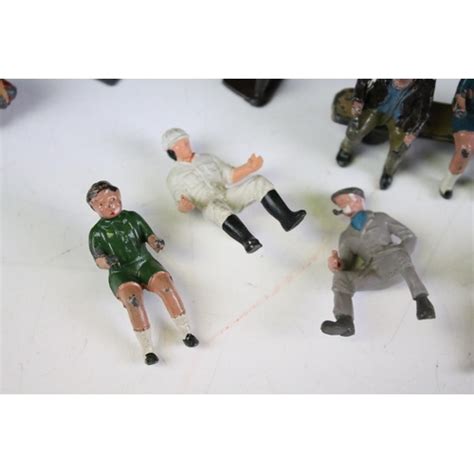 Collection Of Early To Mid 20th C Britains Metal Figures And Plastic To