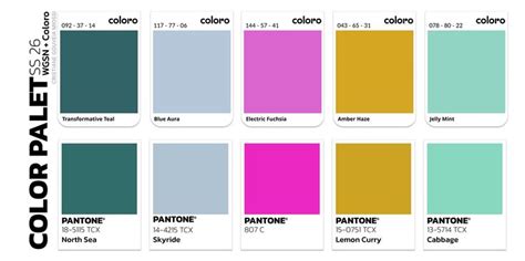Color Trend Ss 26 Wgsn Coloro Behance Color Trends Summer