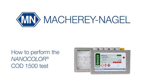 How To Perform Nanocolor Cod Tube Tests Youtube