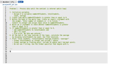Solved Project 7 ﻿codecheck Project Text P1 Py