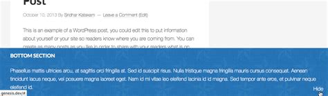 How To Add A Hide And Show Switch For Fixed Bottom Section In Genesis Sridhar Katakam