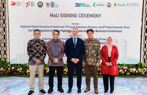 pupuk indonesia bersama perusahaan jerman kembangkan green hydrogen
