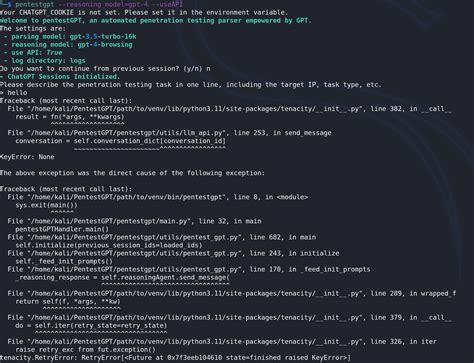 Does Not Initialize · Issue 150 · Greydglpentestgpt · Github