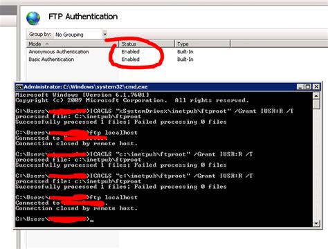 Problems To Configure Ftp On Windows Server 2008 R2 Microsoft Qanda
