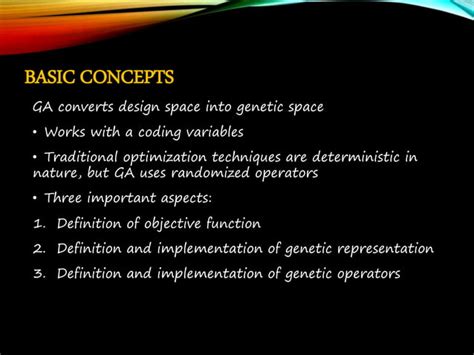 machine learning genetic algorithm pptx