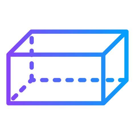Cuboid Generic Gradient Outline Icon