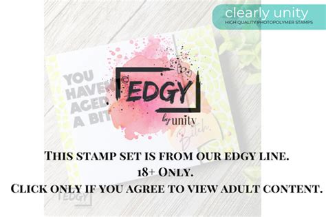 {clearly Unity} Basic B Ch Edgy Line Adult Content