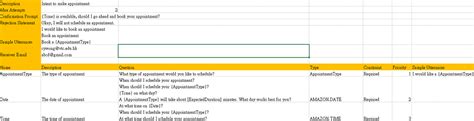 build an amazon lex chatbot with microsoft excel artificial
