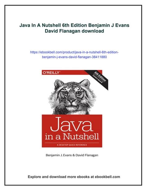 Java In A Nutshell 6th Edition Benjamin J Evans David Flanagan Pdf