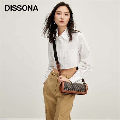 DISSONA Dissana women's bag lucky tips messenger bag small round bag ...