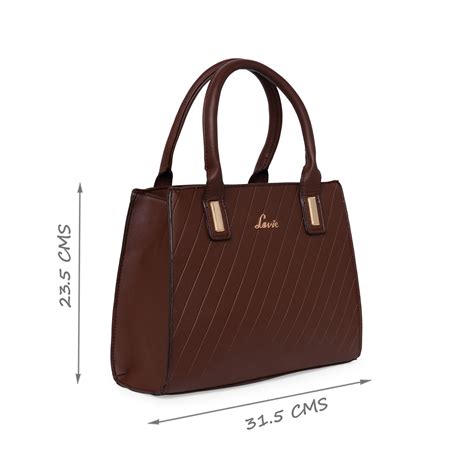 Buy Lavie Quilty Womens Medium Satchel Handbag Brown Online