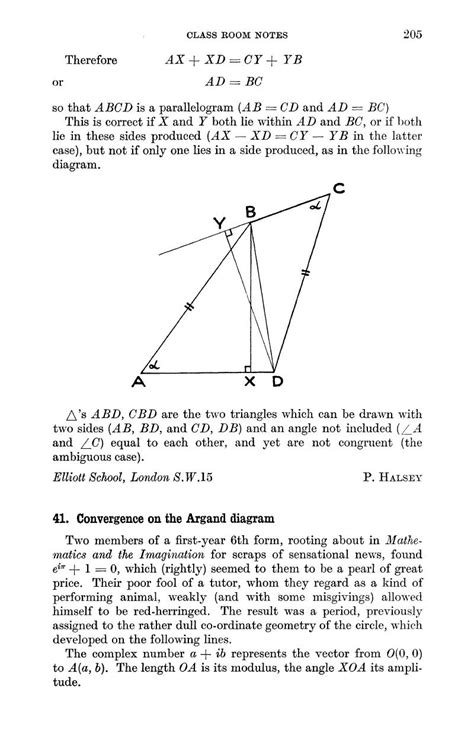 41 Convergence On The Argand Diagram The Mathematical Gazette Cambridge Core