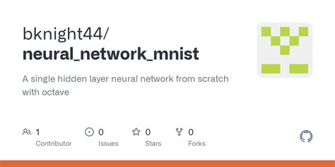 GitHub Bknight Neural Network Mnist A Single Hidden Layer Neural Network From Scratch With