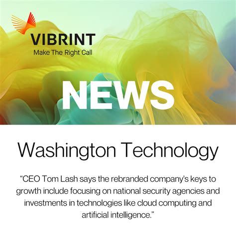 Vibrint On Linkedin Govcon Intelligencecommunity Nationalsecurity Vibrint Defense…