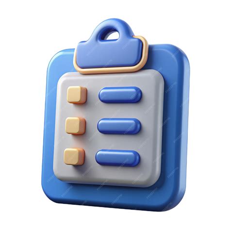 Premium Photo Assignment Target Icon Clipboard Checklist Symbol 3d