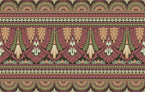Abstract Ethnic Geometric Pattern Design Background For Wallpaper Or