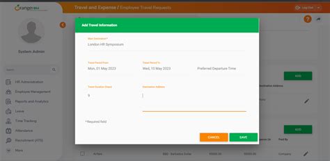 New Features In The Travel And Expense Module Orangehrm