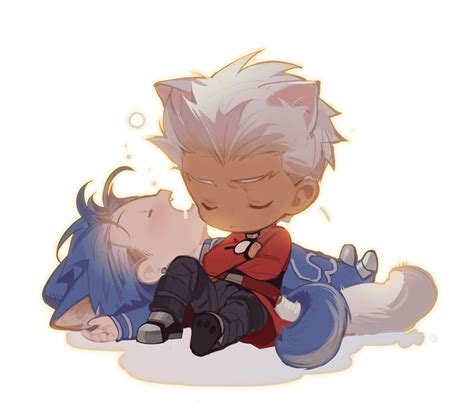 Cu Chulainn Archer And Cu Chulainn Fate And 2 More Drawn By Tobu